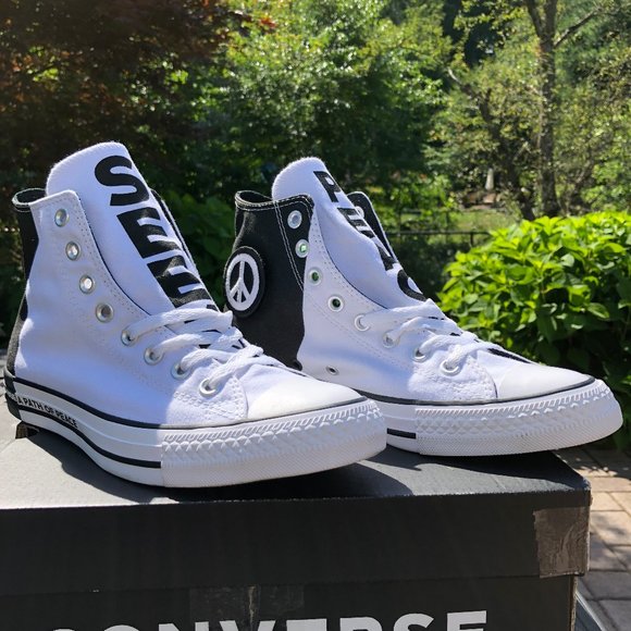 Converse | Shoes | Converse Chuck Taylor All Star Hi Top Seek Peace ...